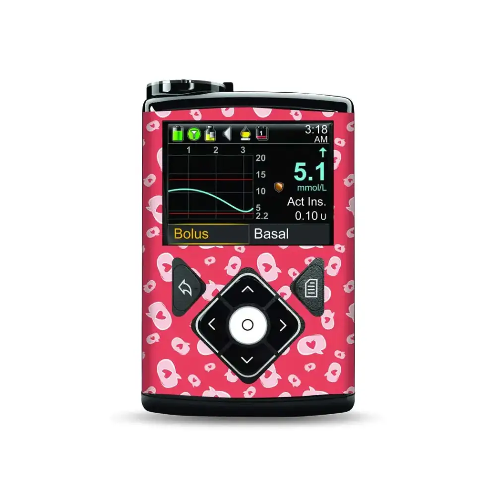Medtronic MiniMed Insulin Pump Stickers- Valentine– Kaio-Dia